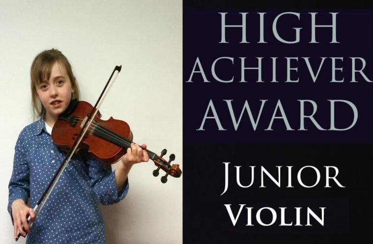 The Academy of Music - HIGH ACHIEVER AWARD FOR VIOLIN AND SINGING ...